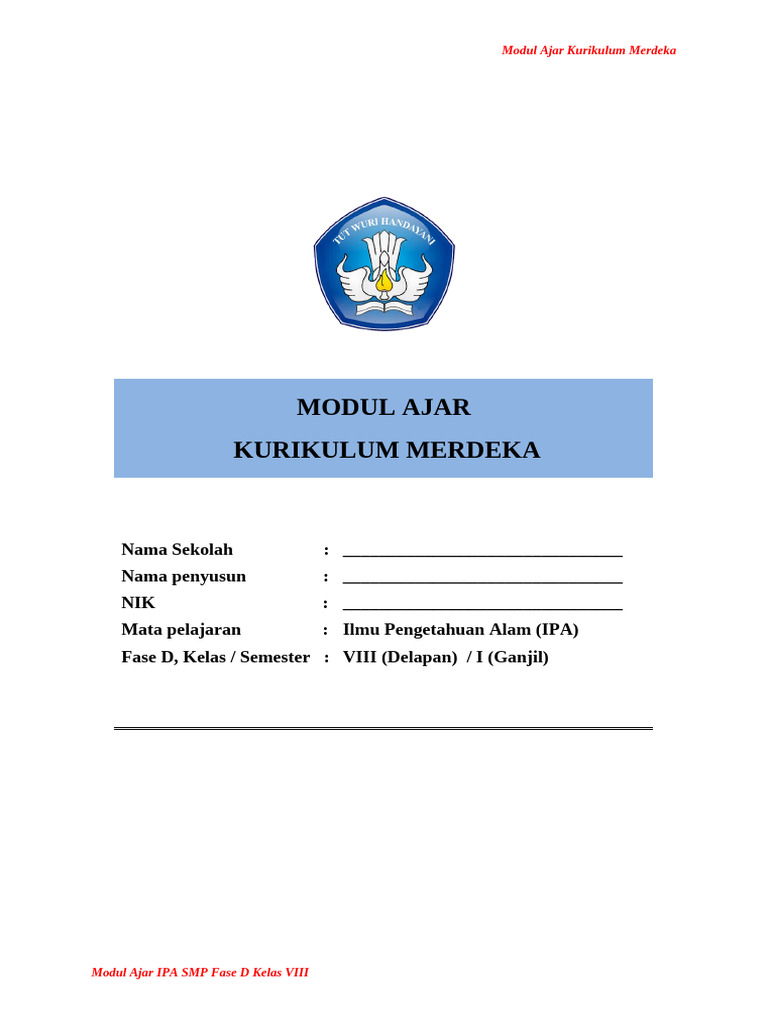 Modul Ajar BAB 1 Pengenalan Sel | PDF