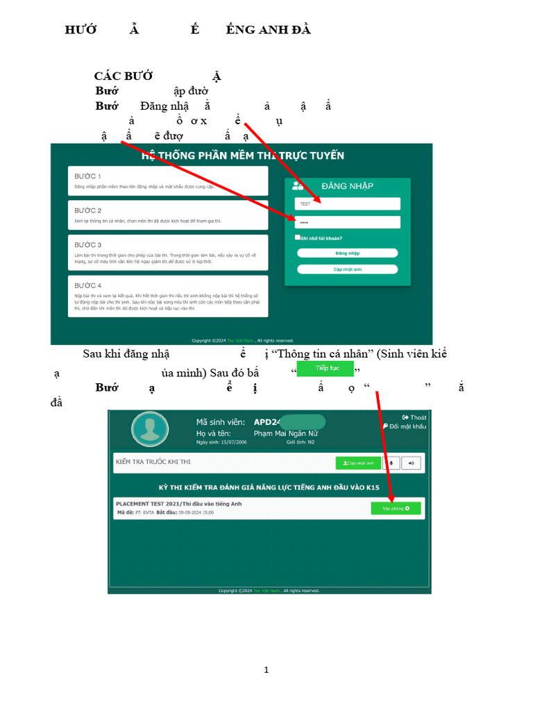 Huong Dan Thi k15 | PDF