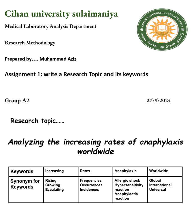 Research Topic | PDF