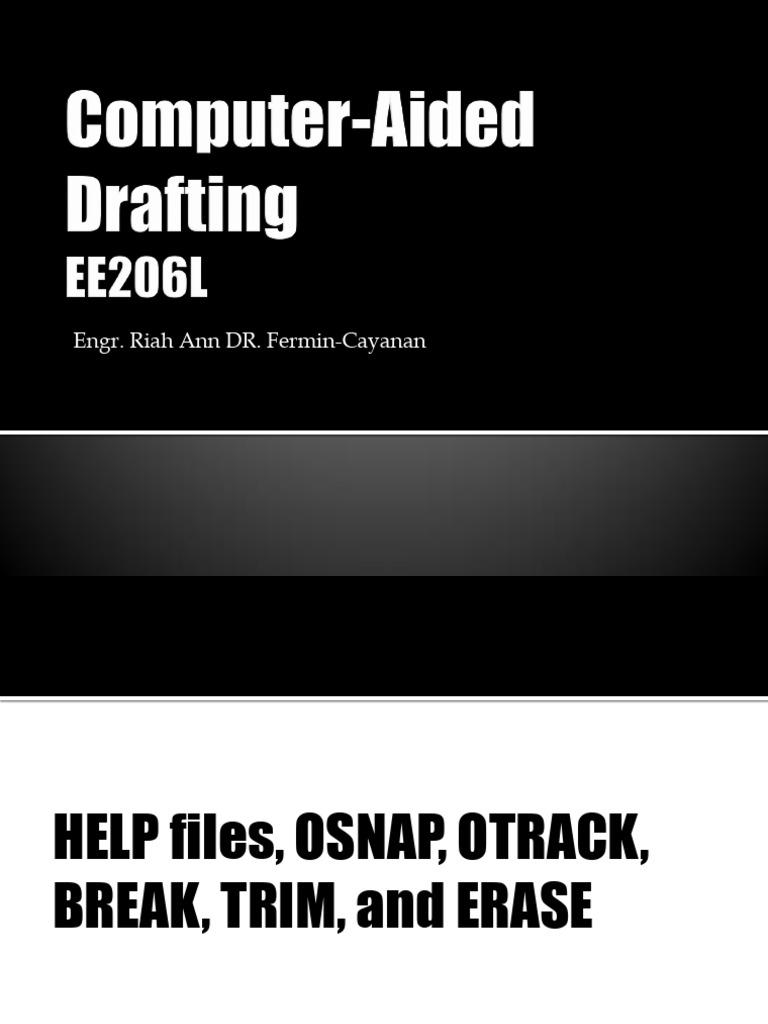 Computer-Aided Drafting - LESSON 3 | PDF | Circle | Diameter