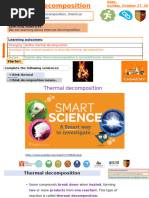 What Is Thermal Decomposition - BBC Bitesize | PDF | Oxide | Chemical ...