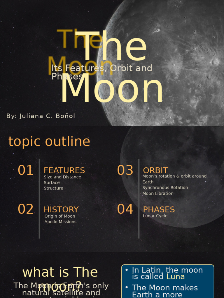 The Moon and Its Phases | PDF | Moon | Apollo Program
