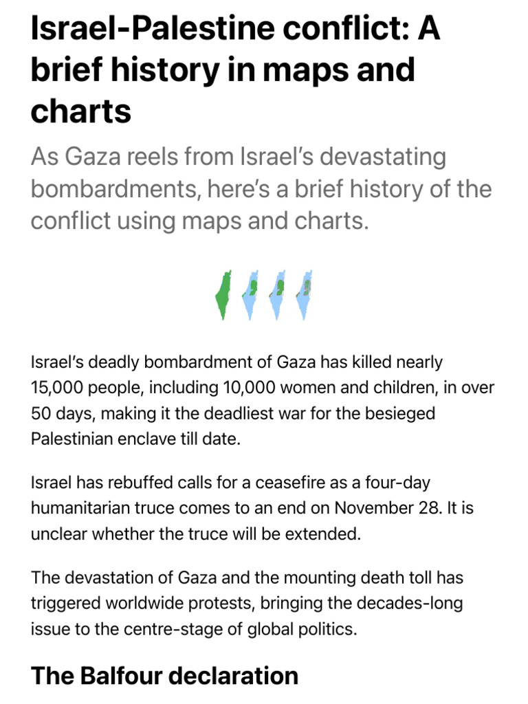 Israel-Palestine Conflict: A Map Overview | PDF | West Bank | Israel