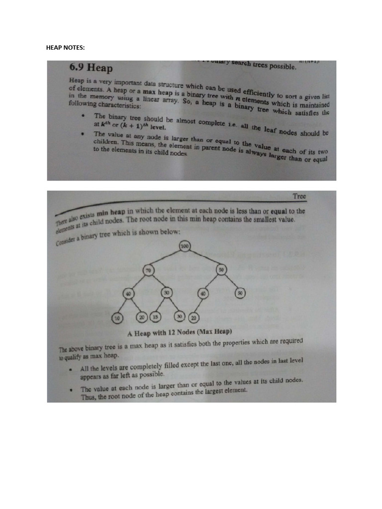 Heap Notes | PDF