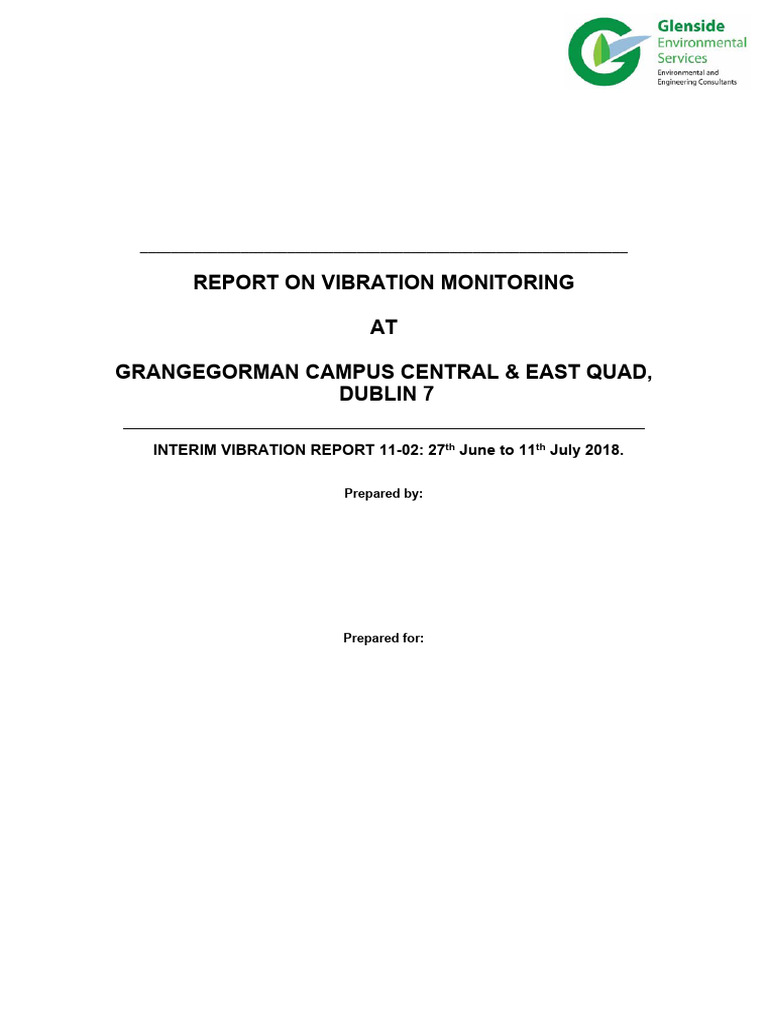 CQ EQ - Vibration Monitoring Report | PDF | Classical Mechanics