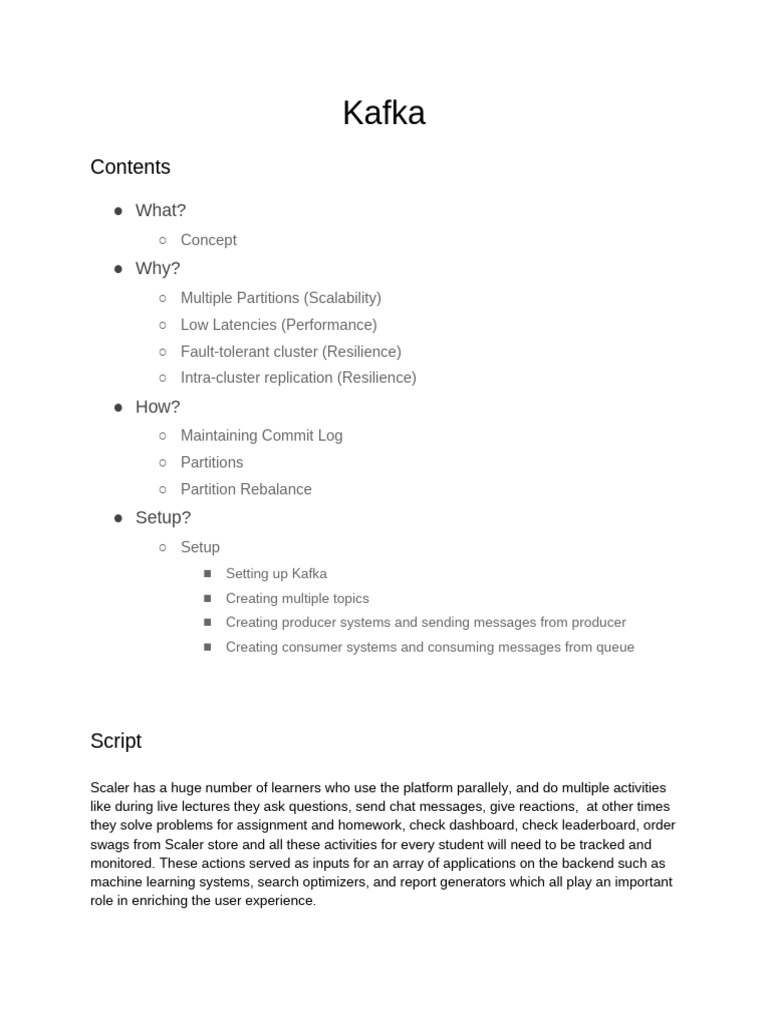 Kafka | PDF | Computing | Concurrent Computing