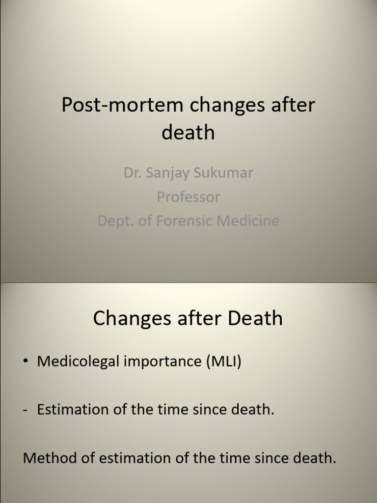 Changes after Death new | PDF