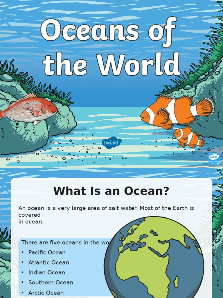 Overview of Earth's Five Oceans | PDF | Oceans | Pacific Ocean