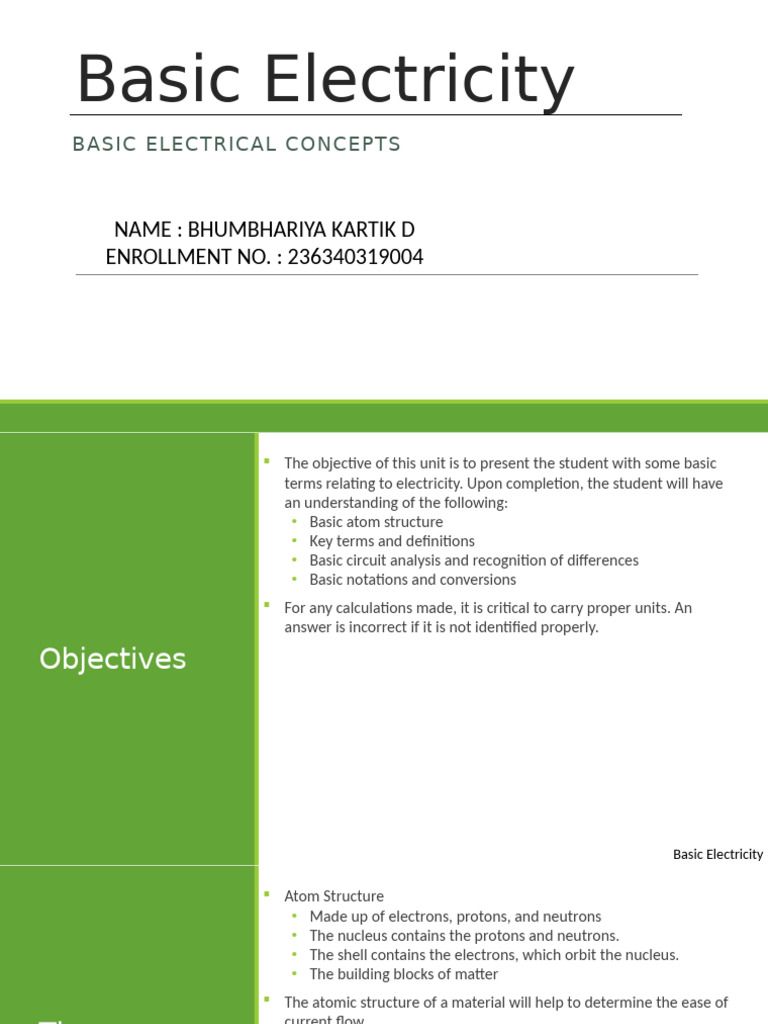 Basic Electric | PDF | Electric Current | Electric Charge