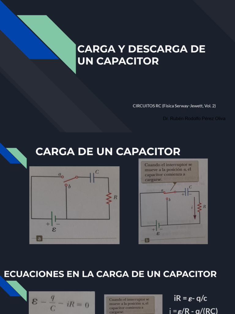 CARGA Y DESCARGA DE UN CAPACITOR | PDF