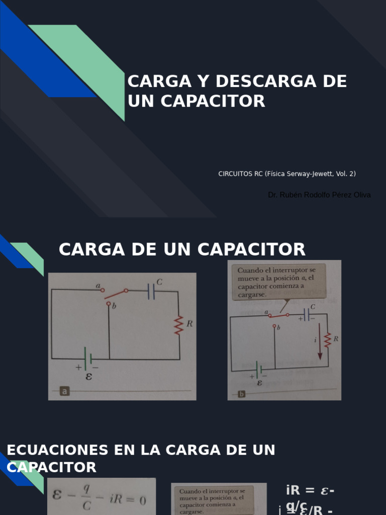 Carga y Descarga de Un Capacitor | PDF | Métodos y materiales de ...