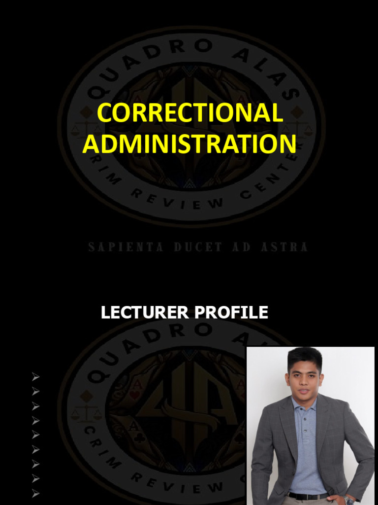 Share Qarc Correctional Administration 1 | PDF | Probation | Prison