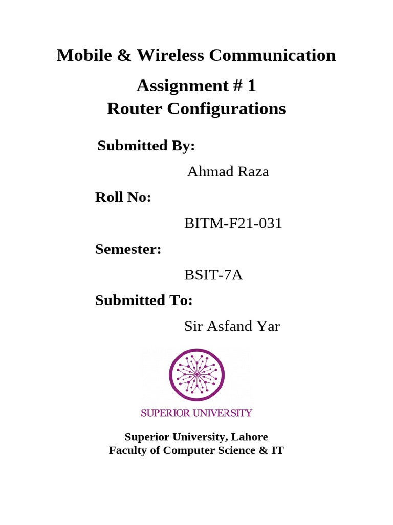 Assignment 1 M&VC | PDF