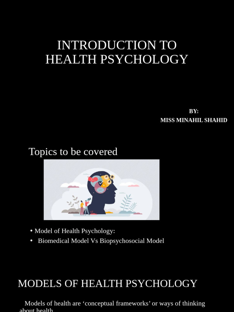 Models of Health Psychology | PDF | Medical Diagnosis | Mental Disorder