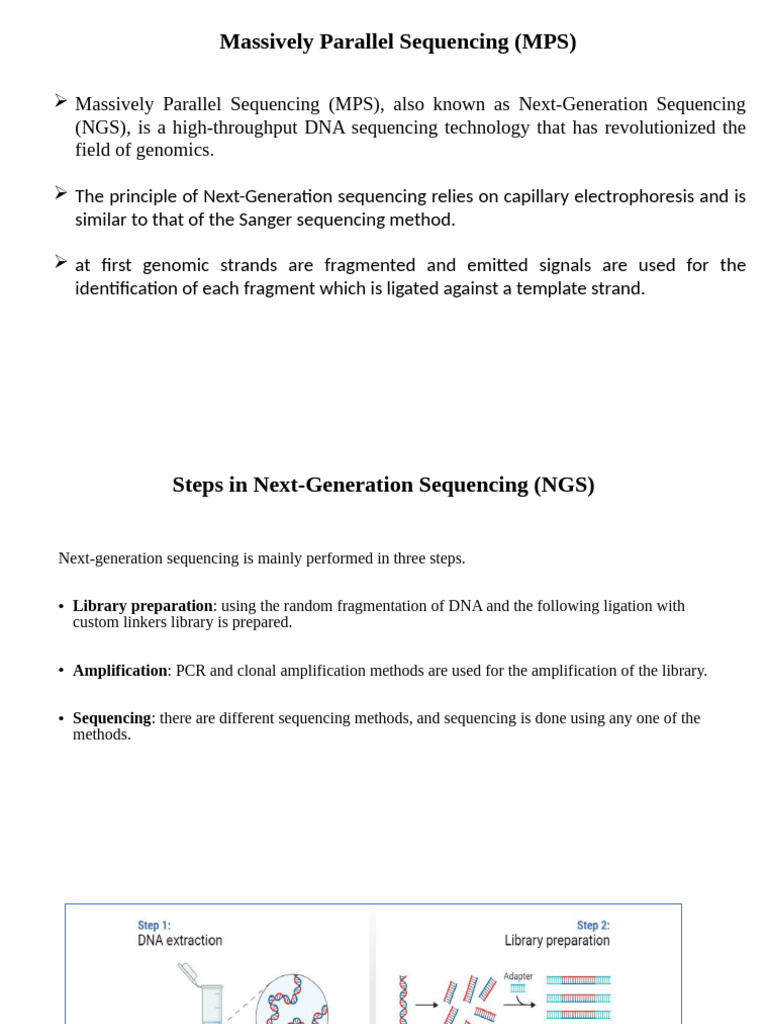 Massive Parallel Sequencing Rehana Mam (MS - 230710) | PDF | Science & Mathematics
