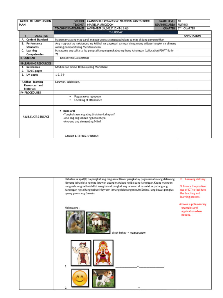 DLP (Fil 10) 2 | PDF