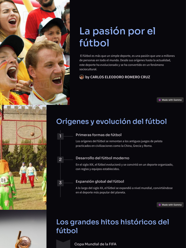 La Pasion Por El Futbol | PDF | Asociación de Futbol | Deportes