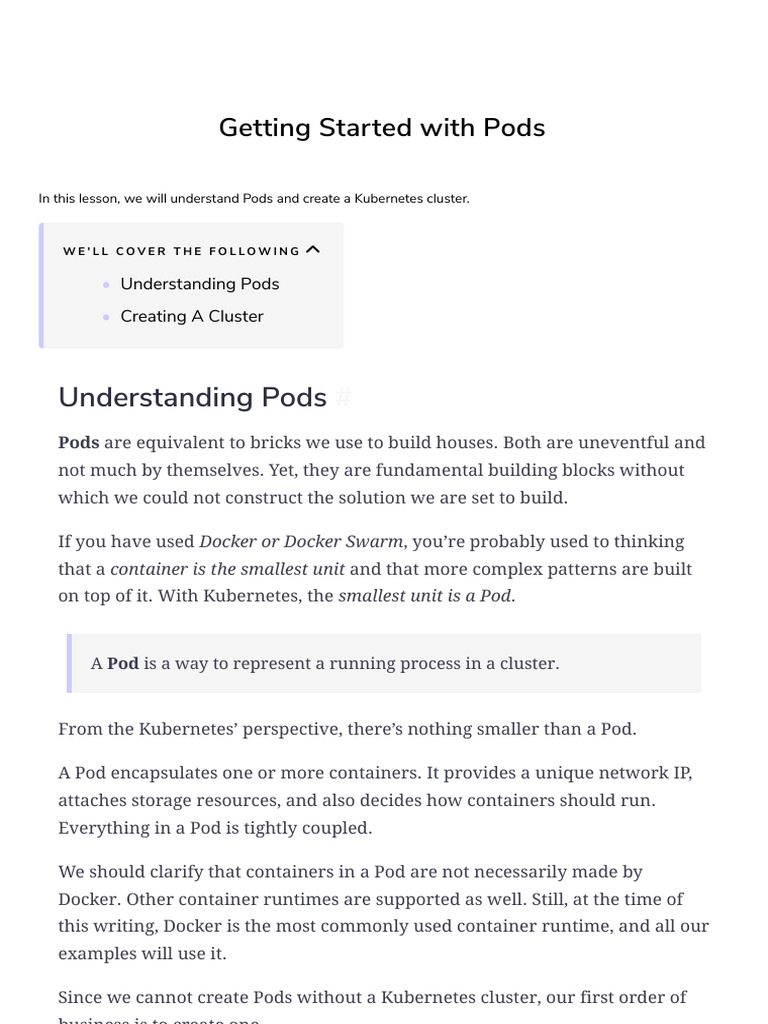 13 Getting Started With Pods | PDF | Home & Garden