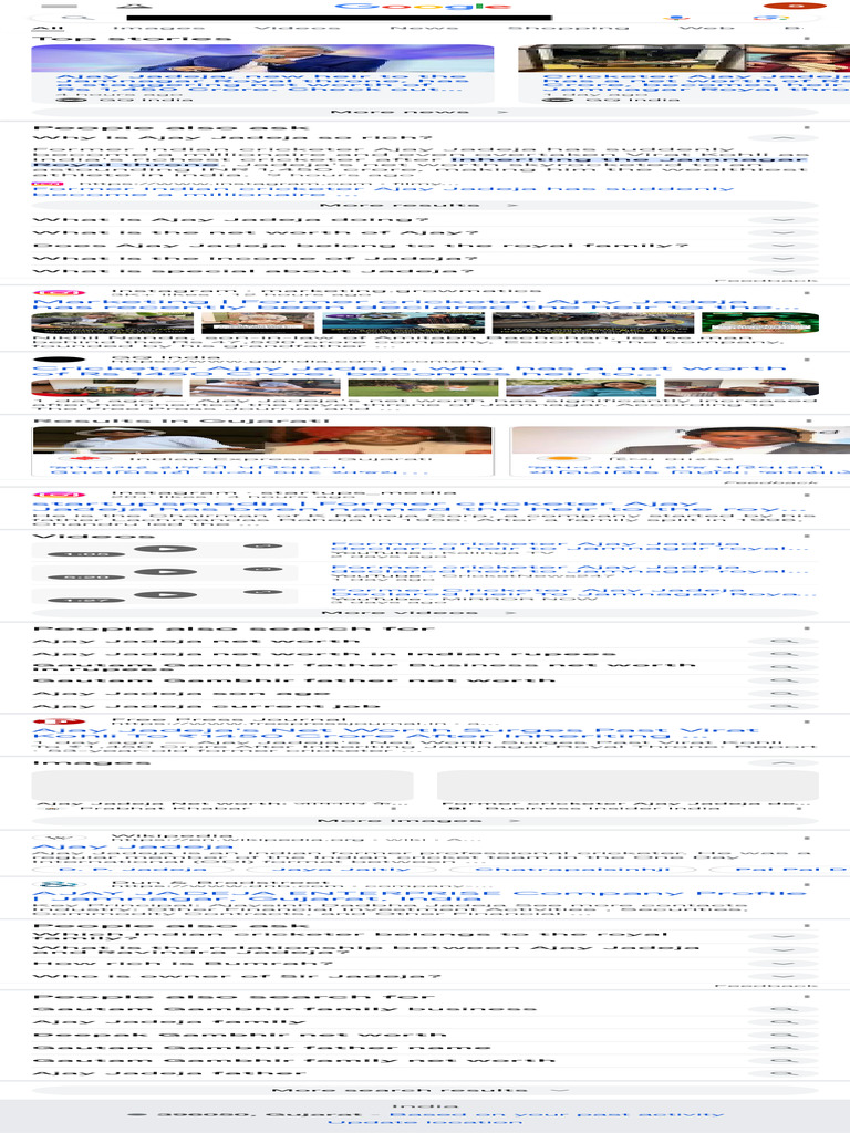 ajay jadeja business - Google Search | PDF | Cricket