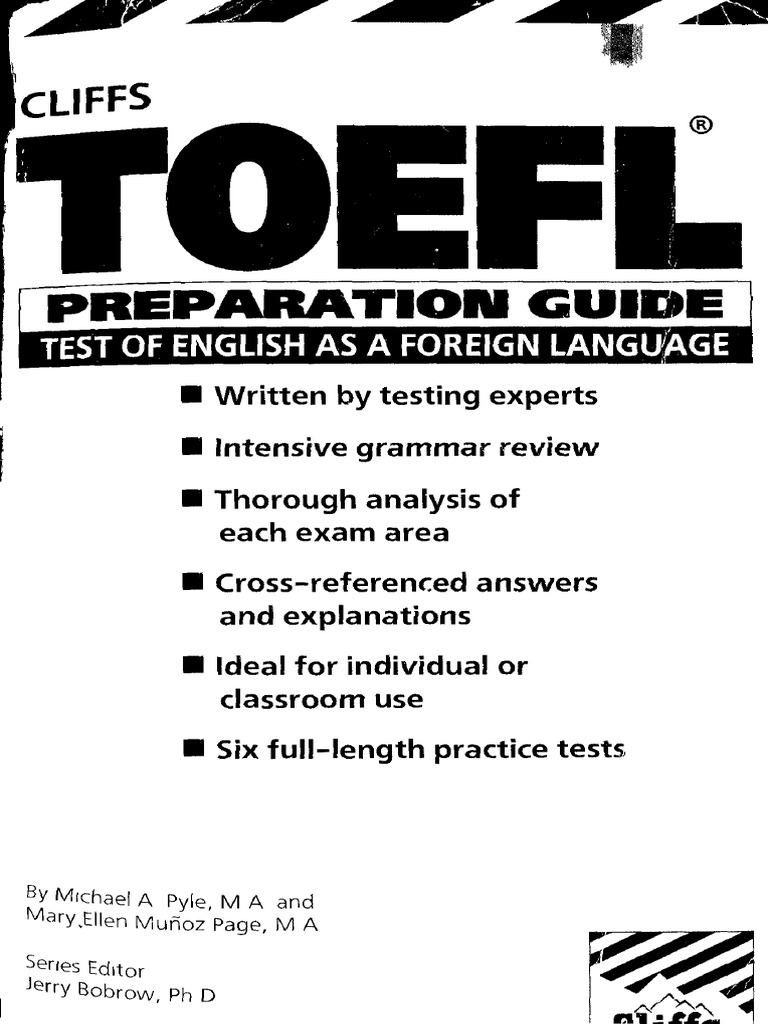 Cliffs Toefl Preparation Guide | PDF