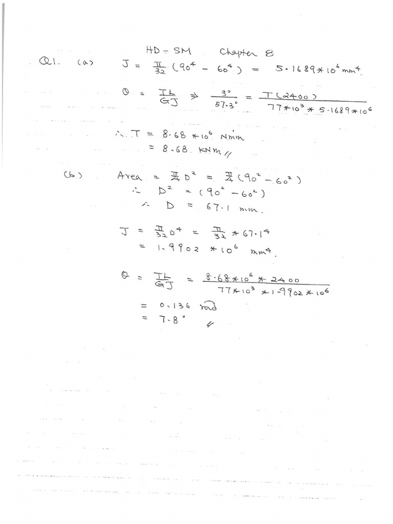 Solution to tutorial 8 | PDF