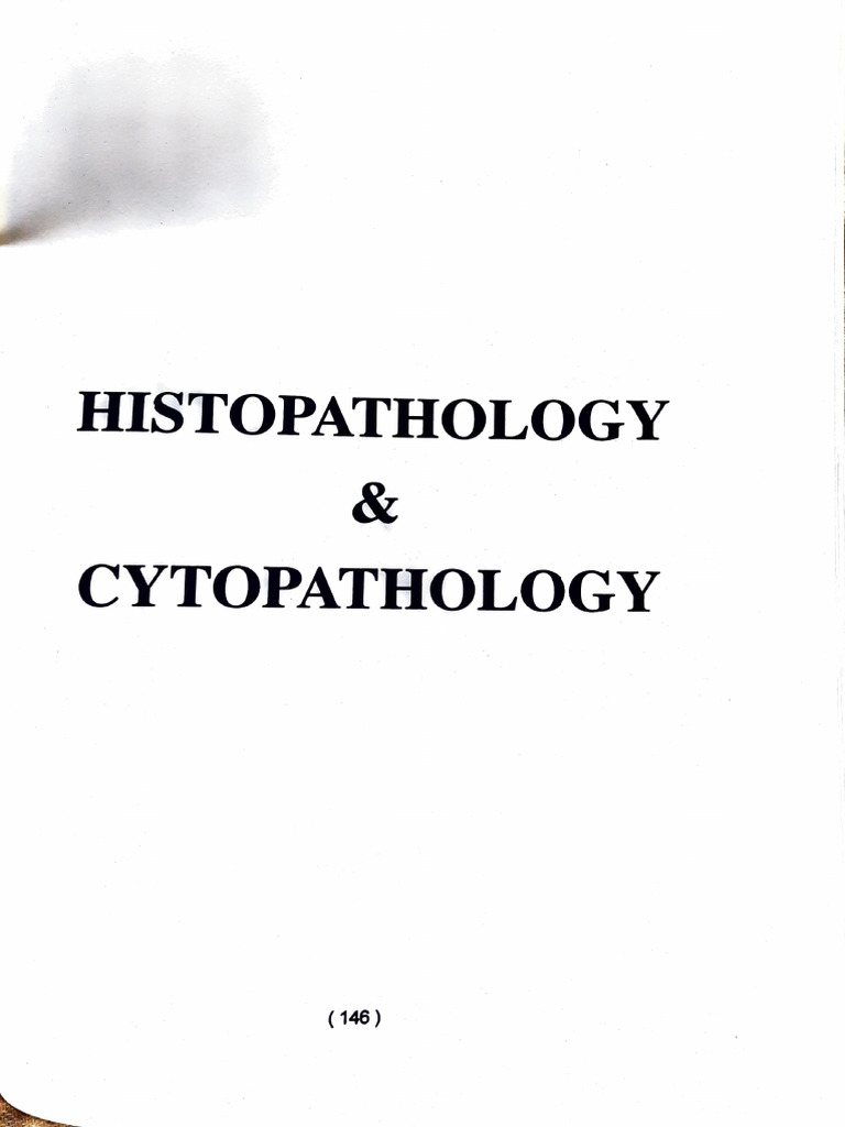Pathology Lab Manual Pdf Cytopathology Morphology Biology