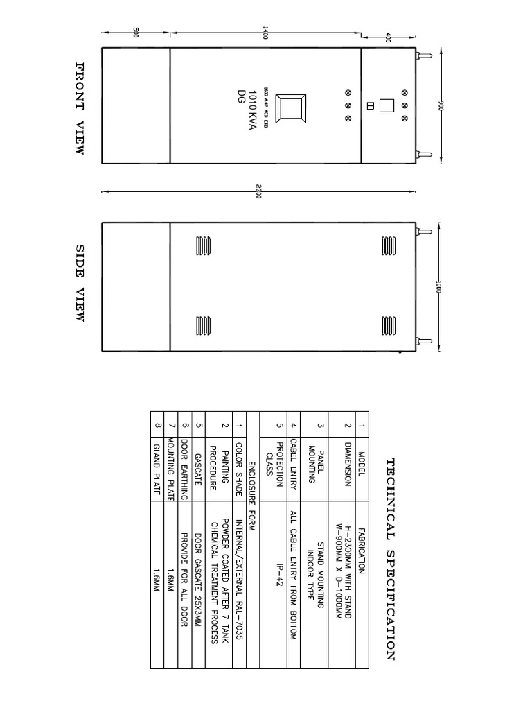 1010 Kva Acb Panel | PDF