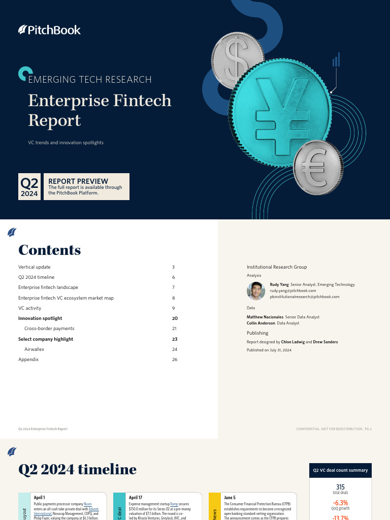 Q2 2024 Enterprise Fintech Insights | PDF | Venture Capital | Corporate ...