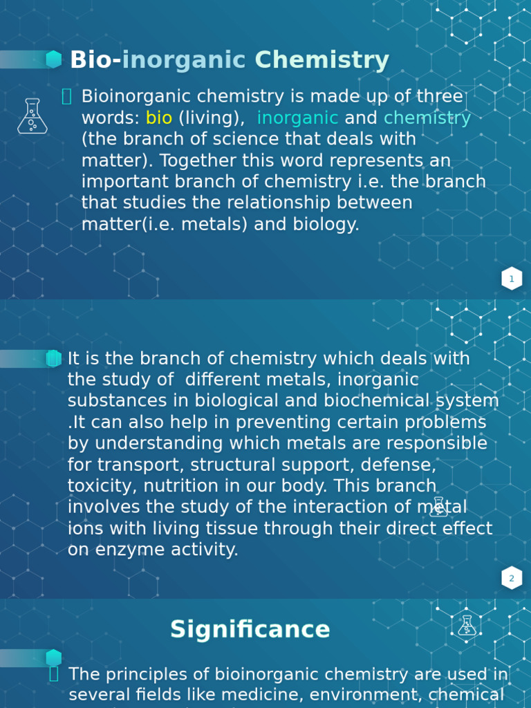 Bio-Inorganic Chem. | PDF | Nutrients | Bioinorganic Chemistry