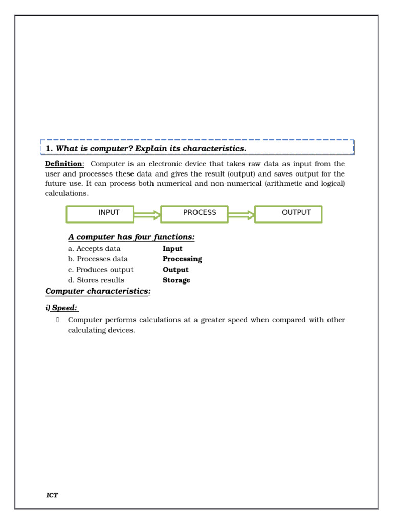 ICT-COMP-FUNDA-EXCEL-N-PPT | PDF | Printer (Computing) | Computer Data Storage