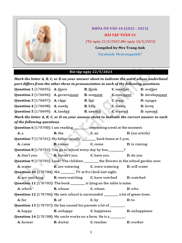 (LT10) Bai Tap Tuan 33 9890349 519202314318PM | PDF | Art