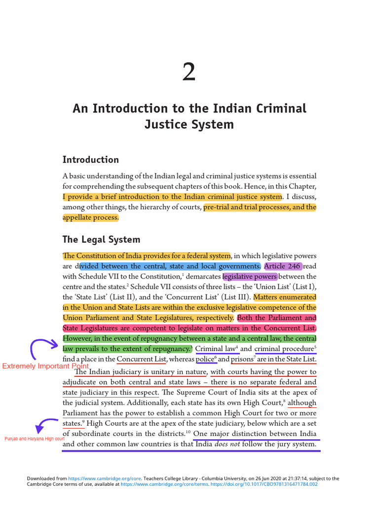 Mrinal Satish - Indian Criminal Justice System | PDF | Bail | Acquittal