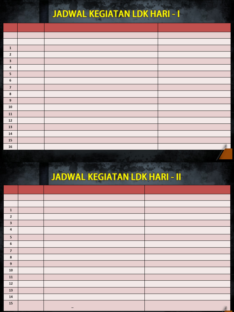 Jadwal LDK Polines 2024 | PDF