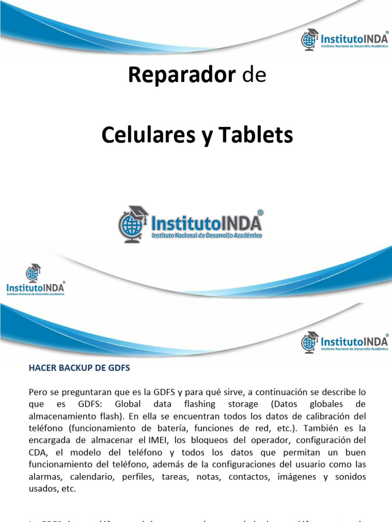 Backup de GDFS en Celulares | PDF | Tecnología
