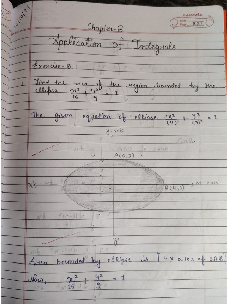 Ch8 Application Of Integral | PDF