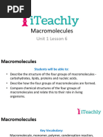 Macromolecule Summary Chart - Completed | PDF | Macromolecules | Cell ...