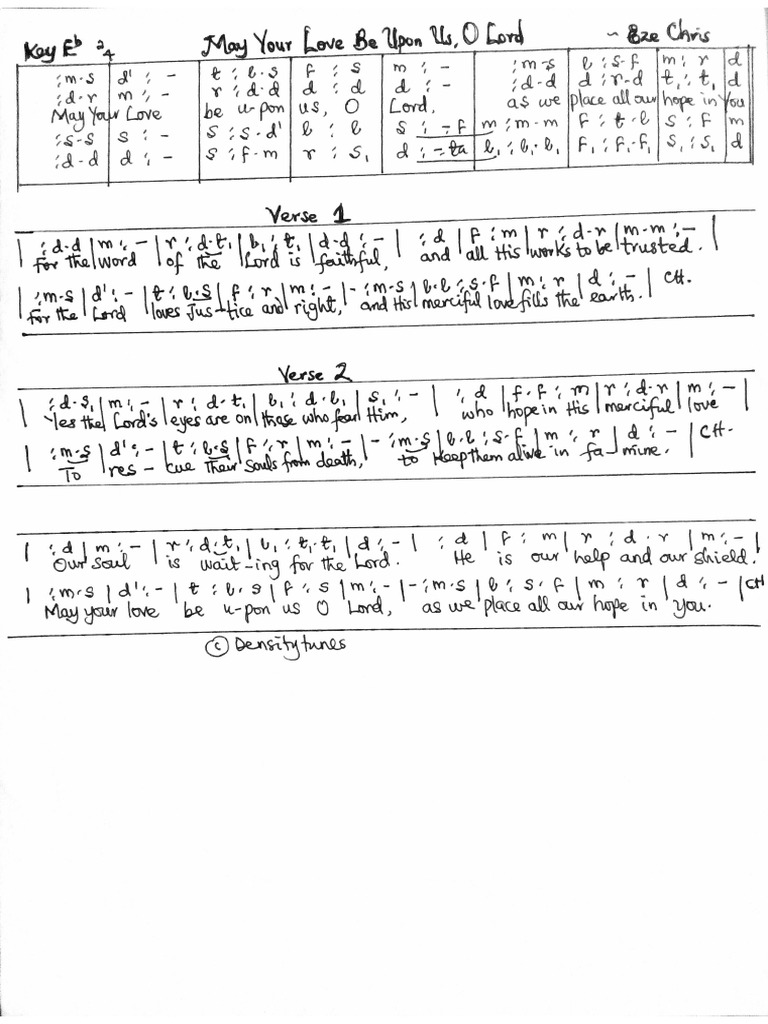 May Your Love... Eze Chris | PDF