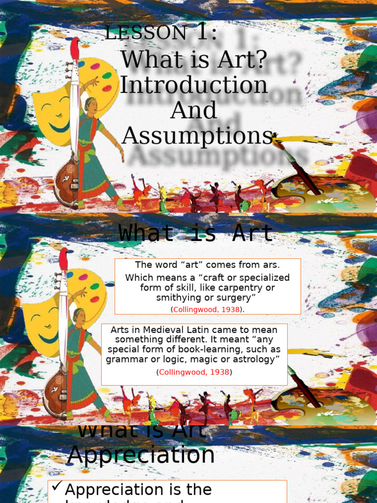 Art Appreciation Lesson 1 | PDF | Truth | Liberal Arts Education