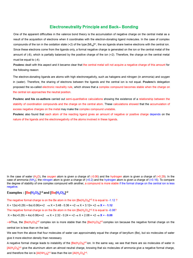 Session 7 and 14-10-2024 | PDF | Ion | Coordination Complex Session 7 and 14-10-2024 | PDF | Ion | Coordination Complex