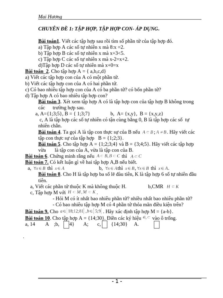 Boi Duong HSG Toan 6 Cac Chuyen de | PDF