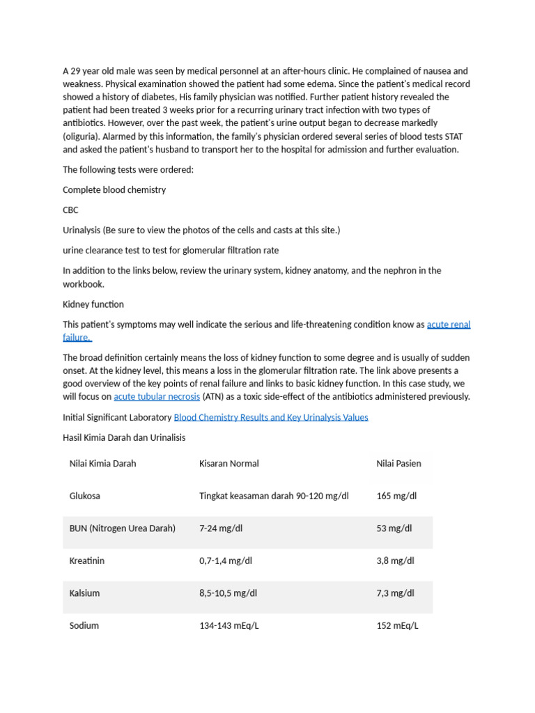 CASE QUIZ about kidney anatomy | PDF | Kidney | Nephrology