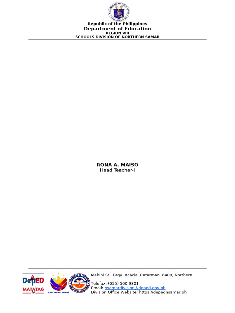 Matatag Template | PDF