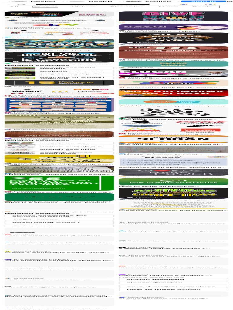 Example of Slogan - Google Search | PDF | Marketing | Promotion And ...