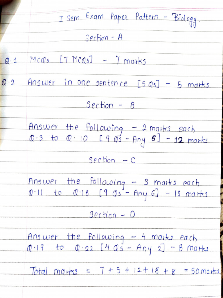 Bio Sem Paper Pattern | PDF
