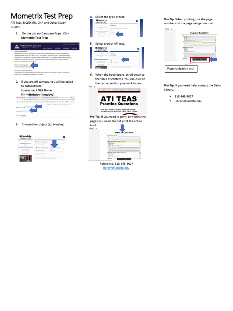 Mometrix How To With Screenshots | PDF