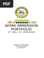 Daily Work Immersion Diary - Sample | PDF