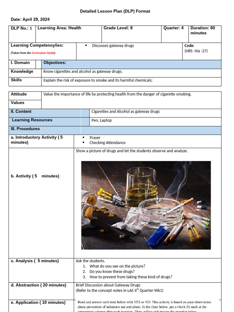 Iplan Health 8-4 Quarter - 1 | PDF | Social Science | Self-Improvement