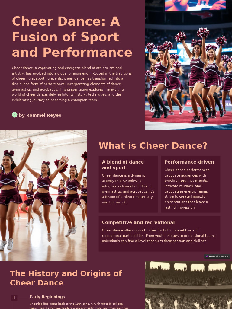 Cheer-Dance-A-Fusion-of-Sport-and-Performance | PDF | Cheerleading ...
