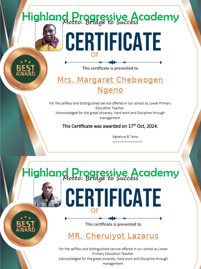 Project Completion Certificate Template | PDF