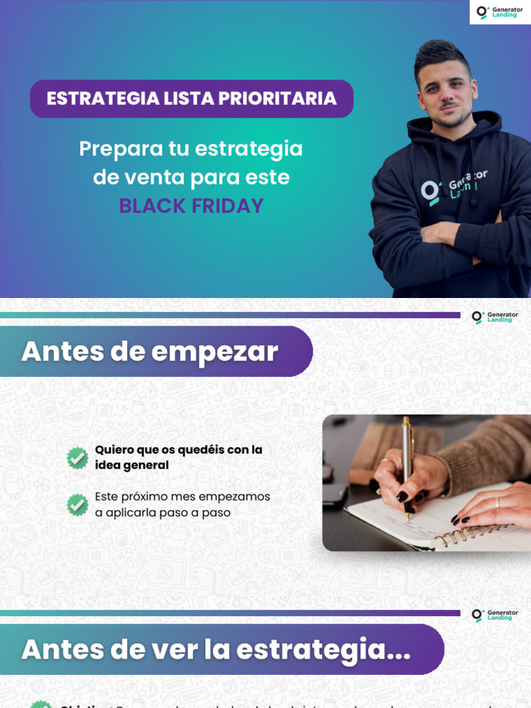 Lista Prioritaria Generator Landing | PDF